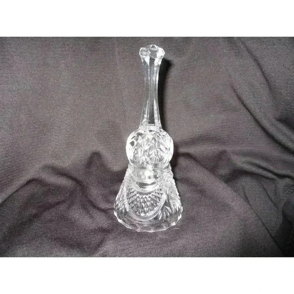 Accents | Bell Vintage Pressed Lead Crystal Dinner Bell Midcentury ...
